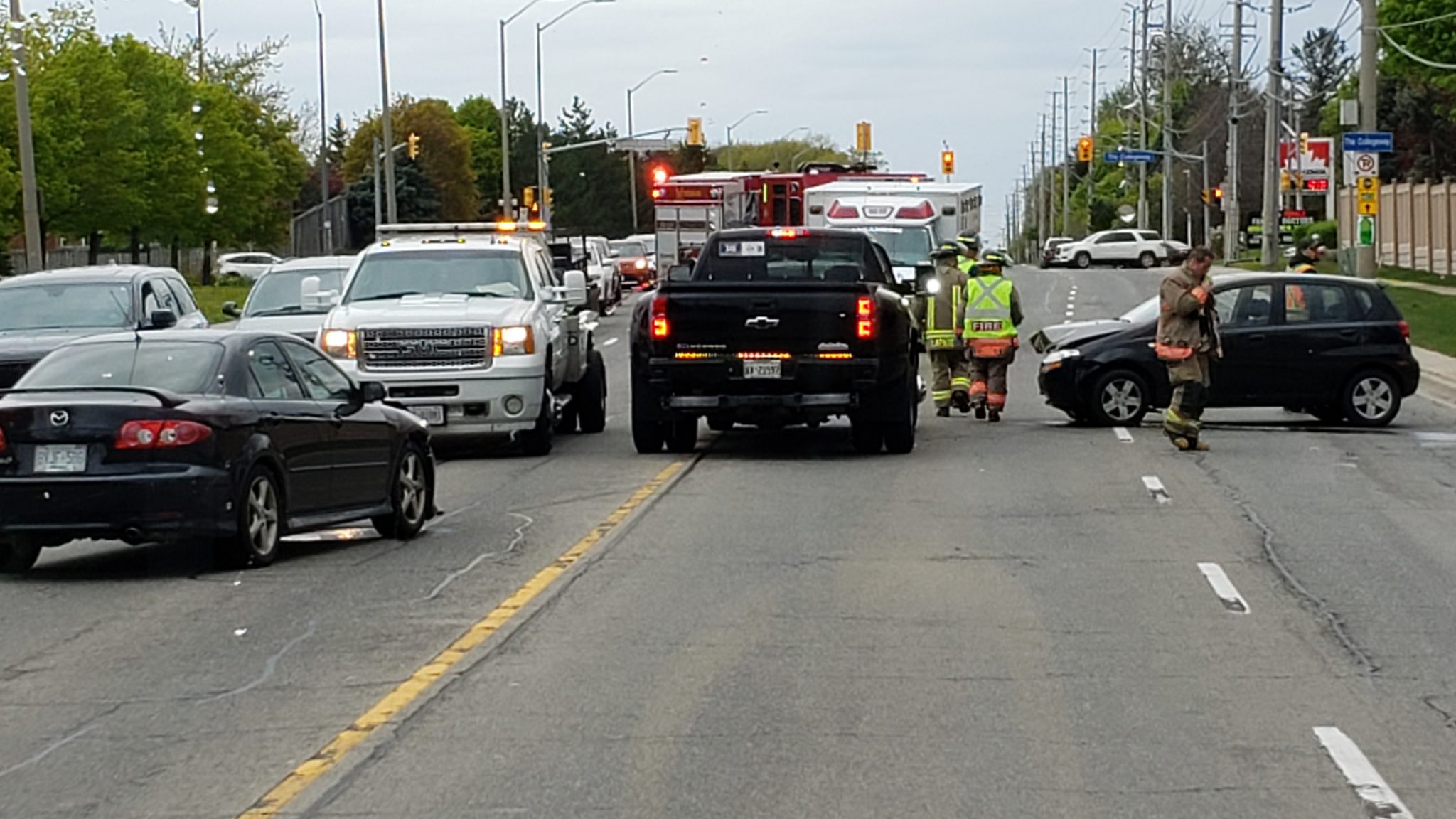 PHOTOS: Crash Causes Major Delays on Winston Churchill in Mississauga ...