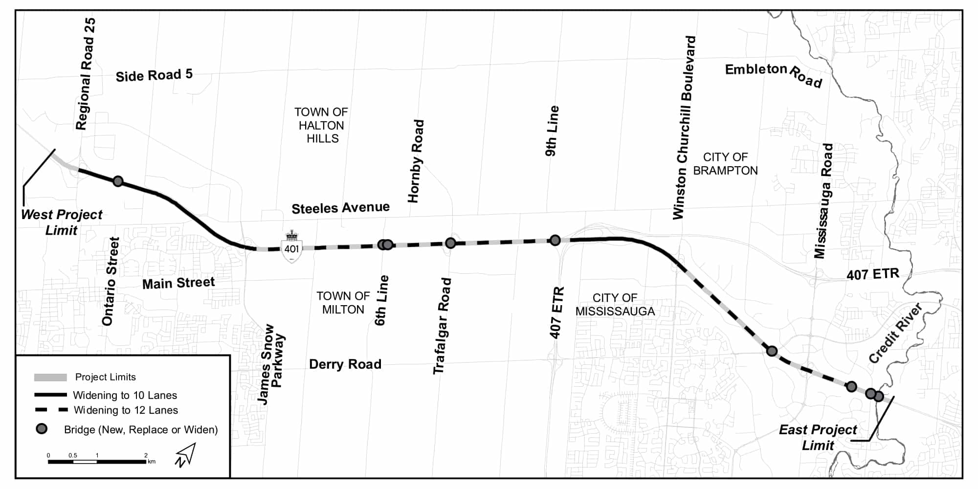 Massive 401 Expansion Will Impact Traffic This Fall in Mississauga ...