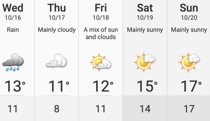 Here's what you can expect the weather to look like in Mississauga this ...