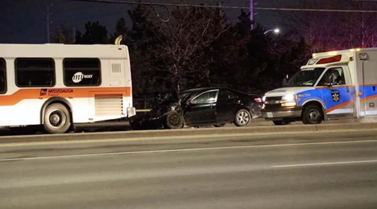 VIDEO: aftermath of fatal crash in Mississauga | INsauga