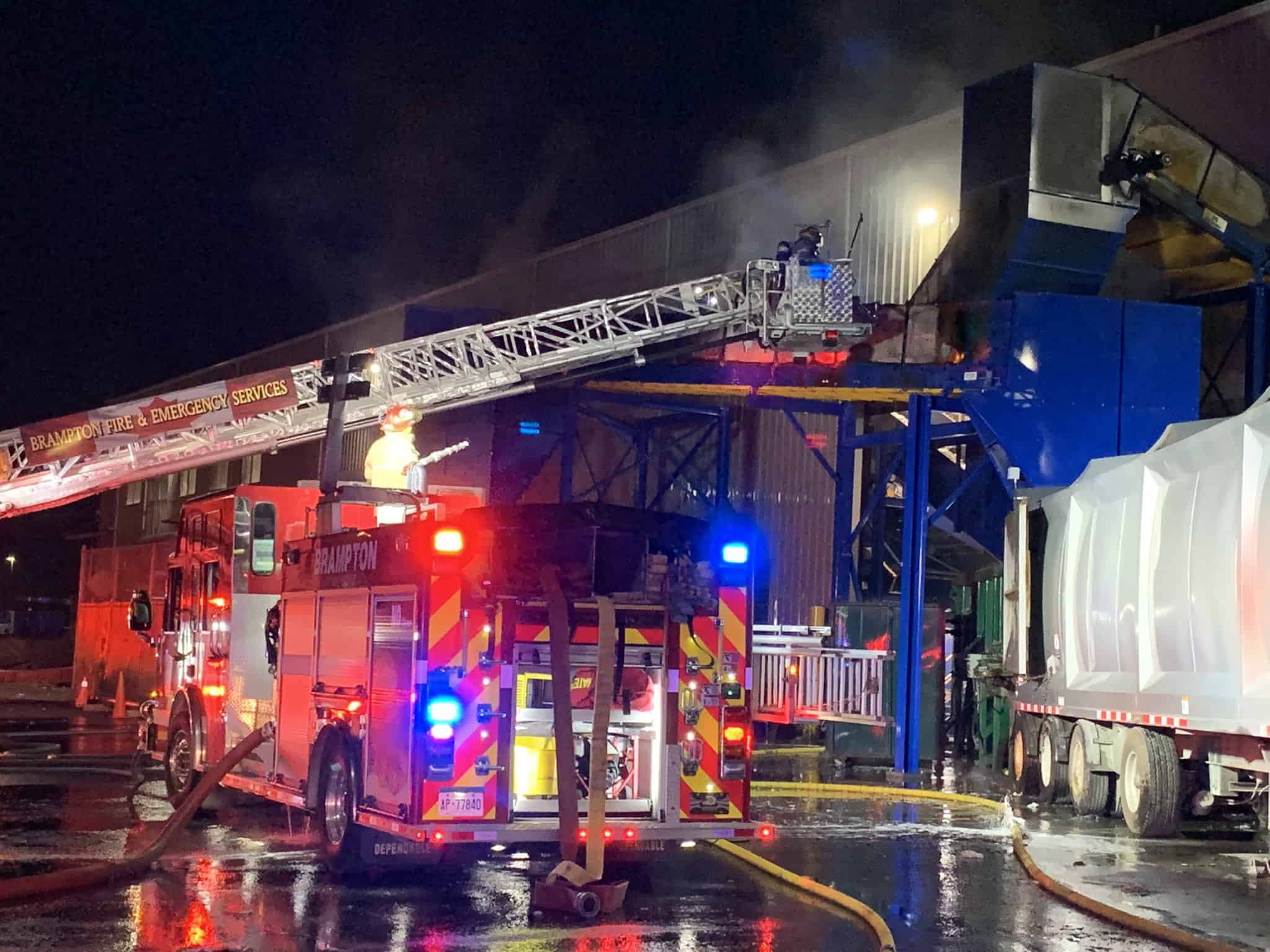 Firefighters fighting hopper fire in Brampton | INsauga