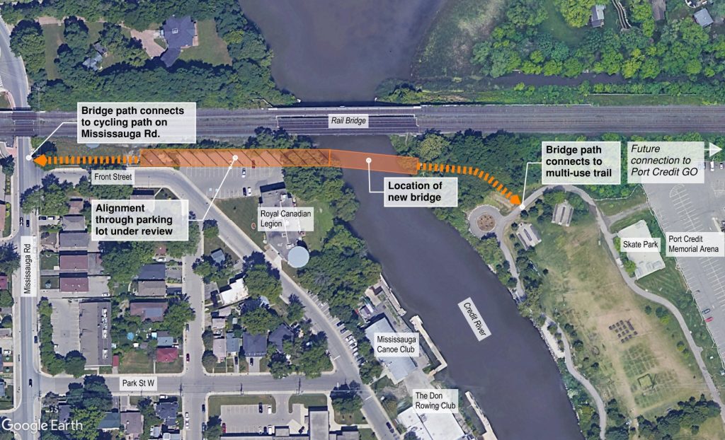 Residents can walk or ride bikes on new Mississauga bridge over Credit ...