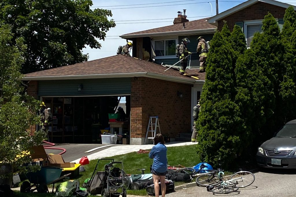 Mississauga emergency crews battling a house fire | INsauga