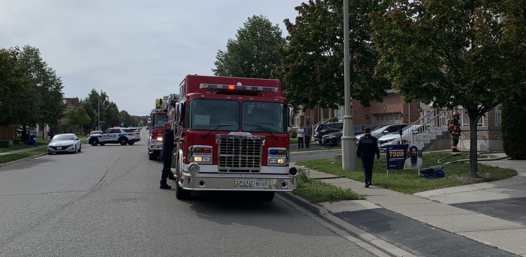 Multiple trucks respond to house fire in Brampton | INsauga