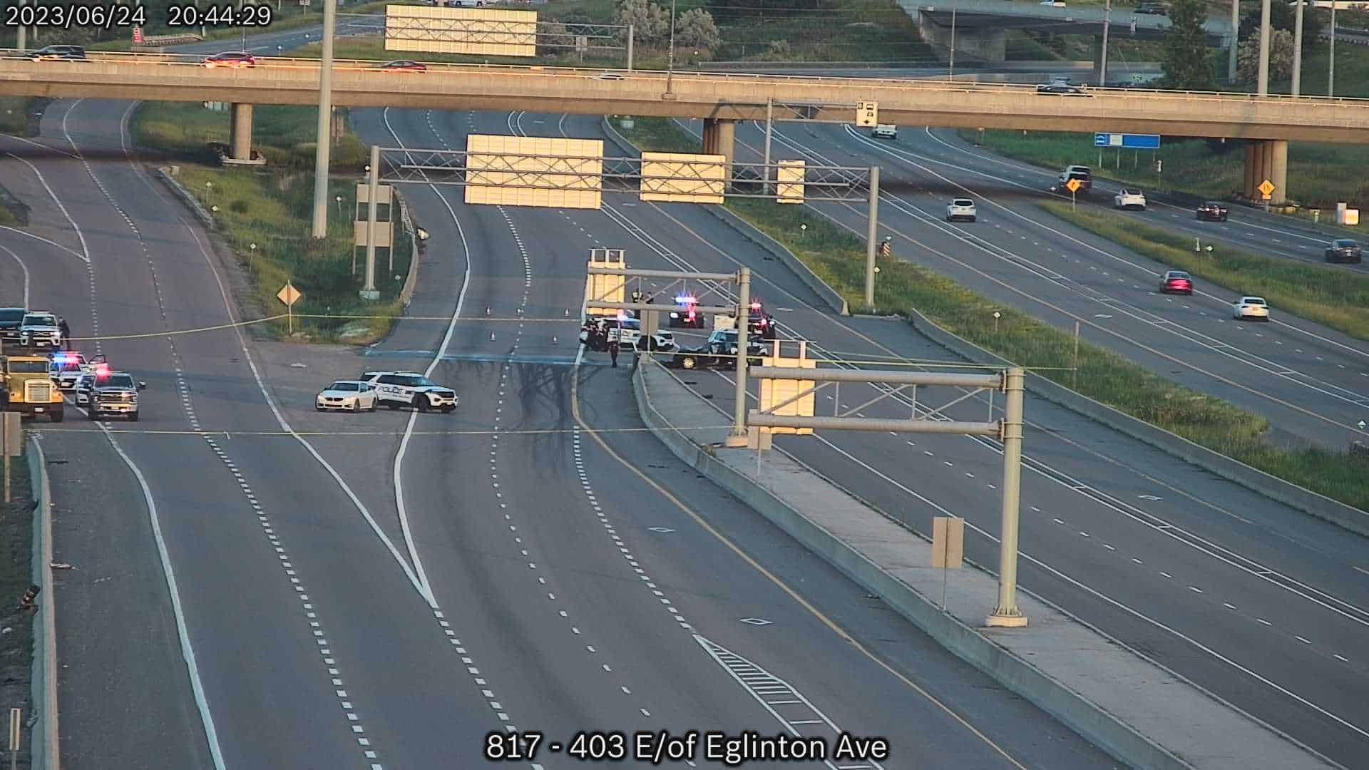 What brought down and closed Hwy 403 all night in Mississauga | INsauga