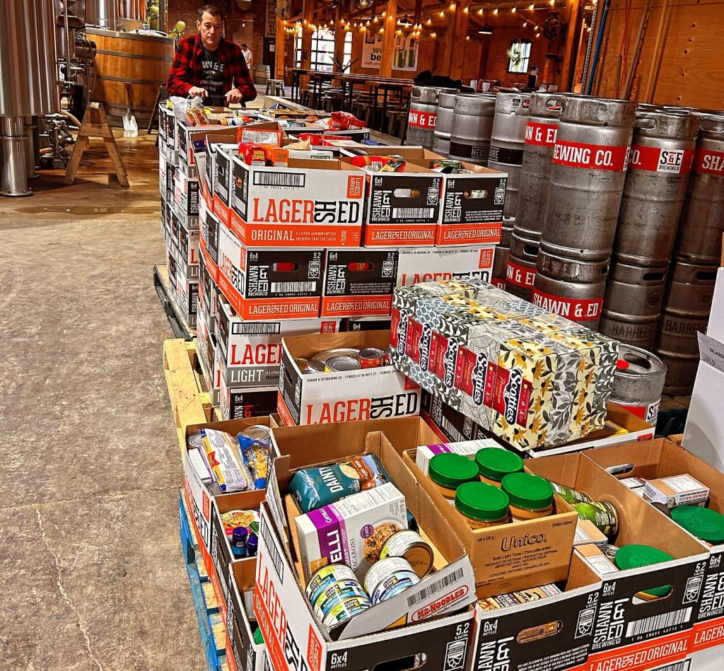 Dundas brewery's charity drive collects more than a tonne of food for ...