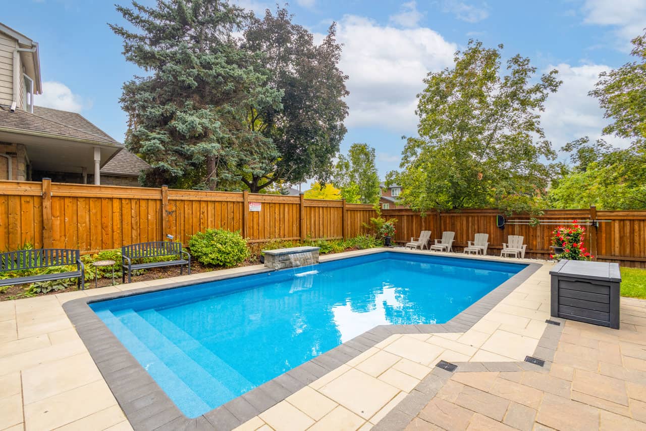 House of the week: Corner lot home features a salt water pool in ...