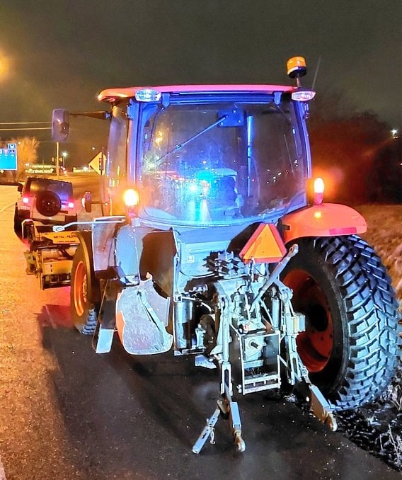 Driver of farm tractor charged after getting hit by truck on QEW in ...