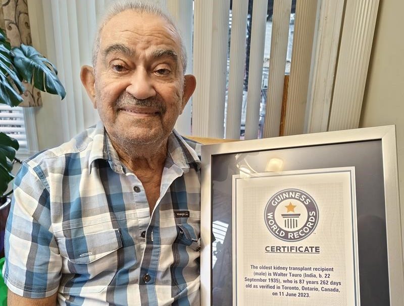 Ontario Man Now Holds World Record As Oldest Kidney Transplant