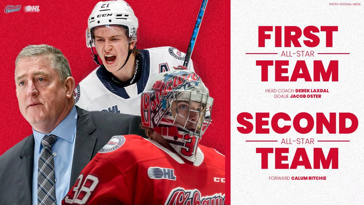 Trio of Oshawa Generals chosen Ontario Hockey League all-stars | INdurham