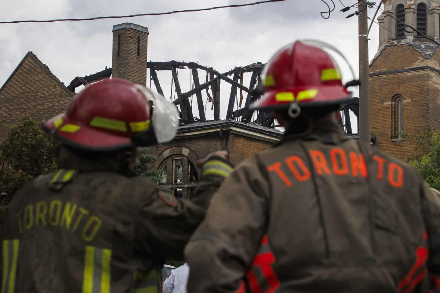 Church fire that destroyed Group of Seven murals not suspicious at this ...