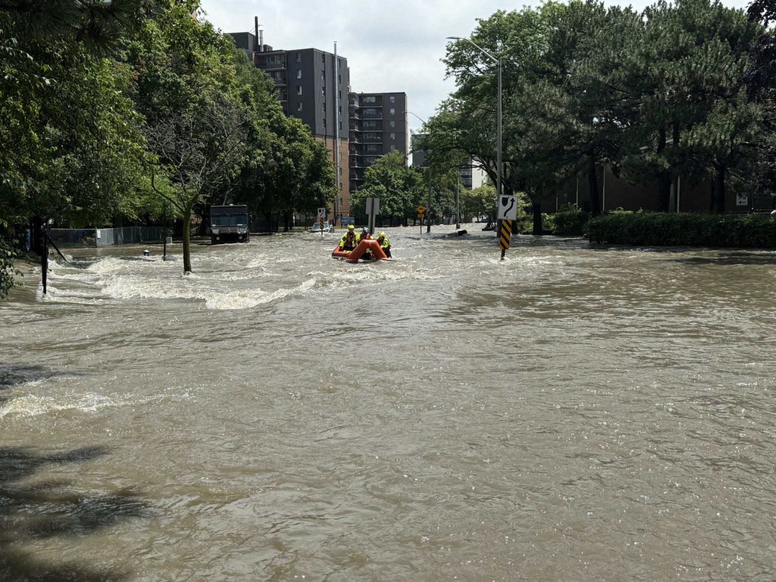 'All rescue teams deployed' in response to flooding across Mississauga ...
