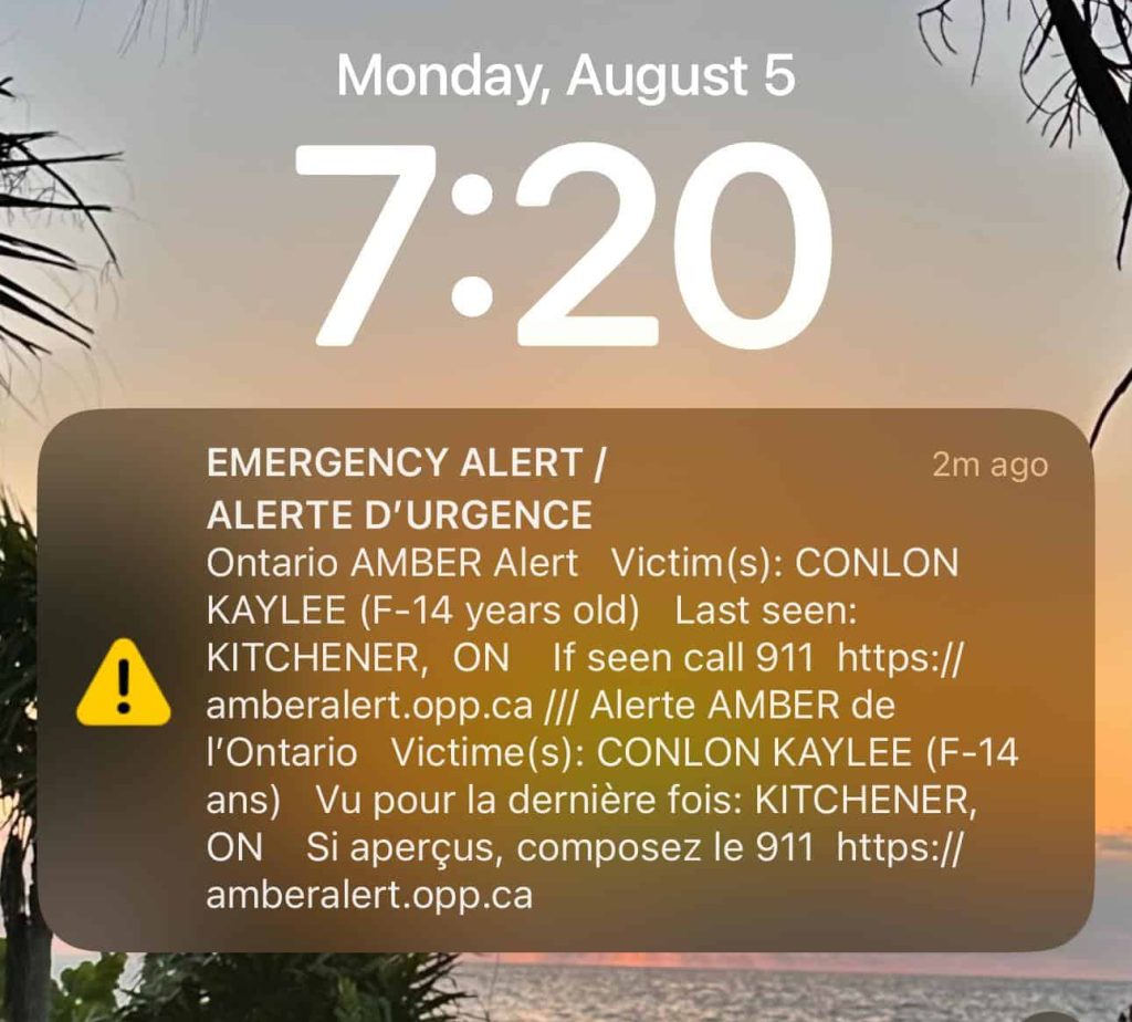 UPDATE AMBER ALERT: The Amber Alert has been cancelled as the child has ...