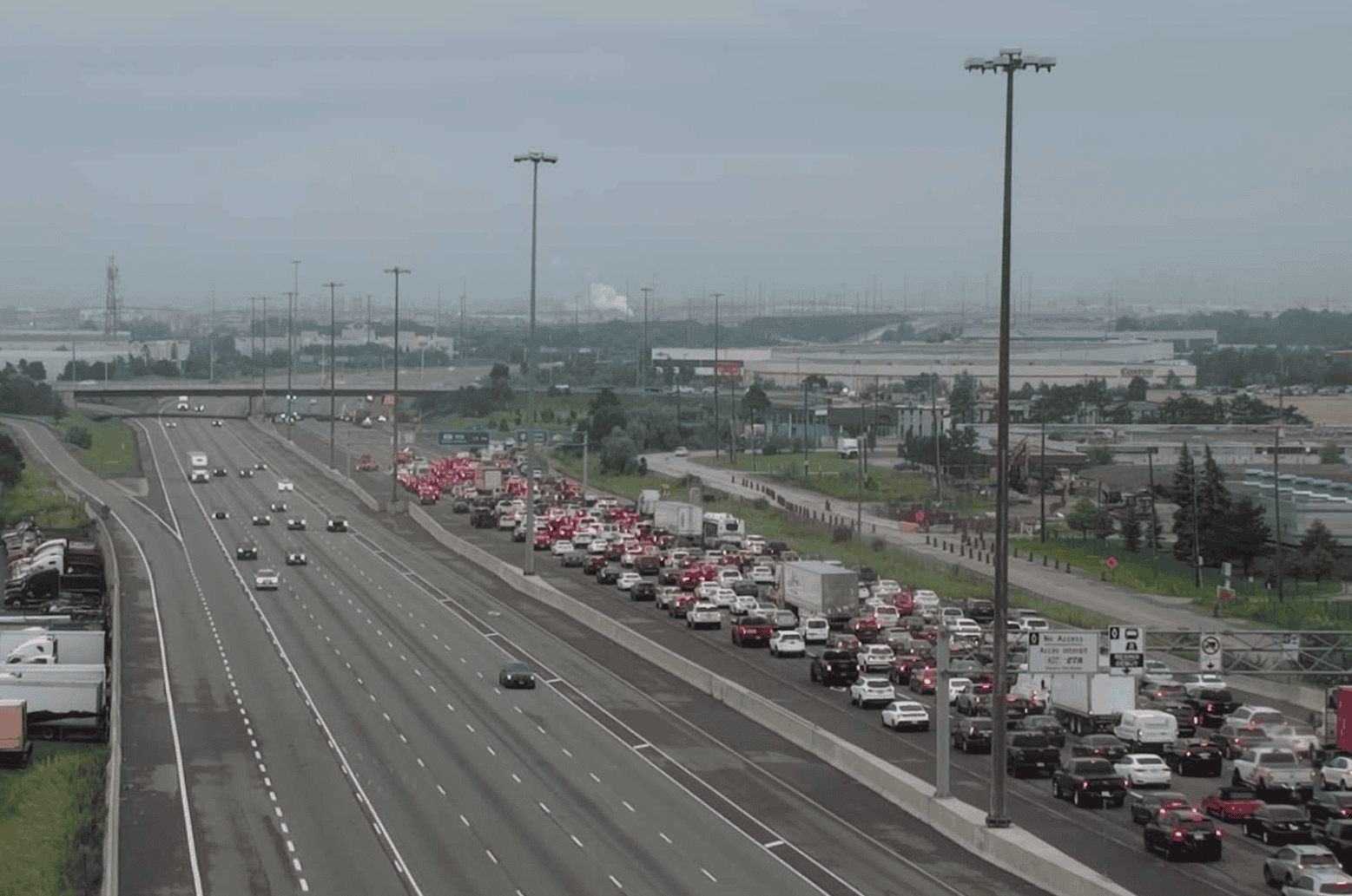 UPDATE: One dead and Highway 410 closed in Brampton | INsauga