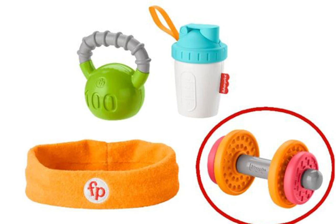 Recalls: Toy from Fisher-Price Baby Biceps Gift Set recalled due to ...