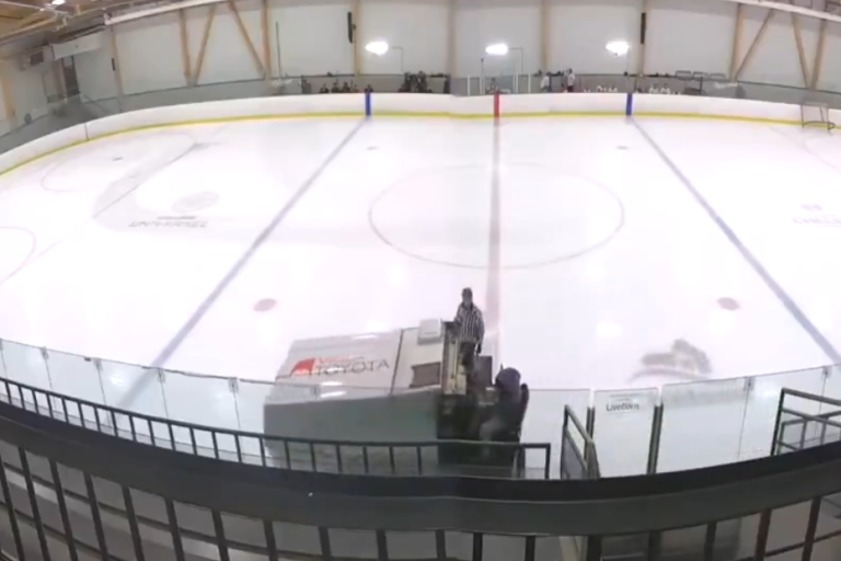 VIDEO: Impaired Zamboni driver arrested after crashing into hockey rink ...