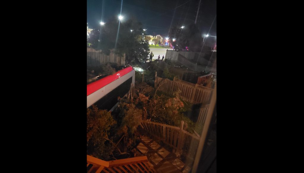 VIDEO: Transit bus smashes through backyards in Brampton | INsauga