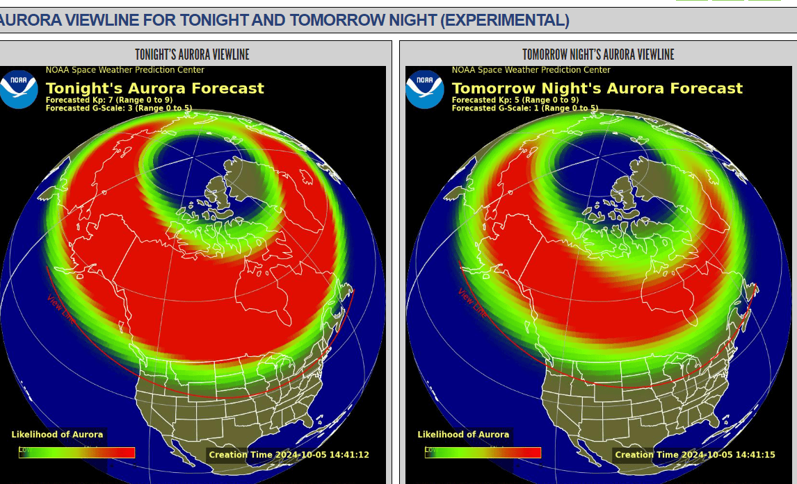 Northern Lights could be visible in Ontario this weekend | INsauga