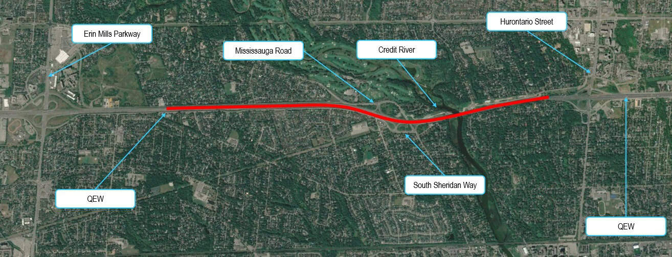 LANE CLOSURES: Traffic on QEW will be delayed nightly in Mississauga ...