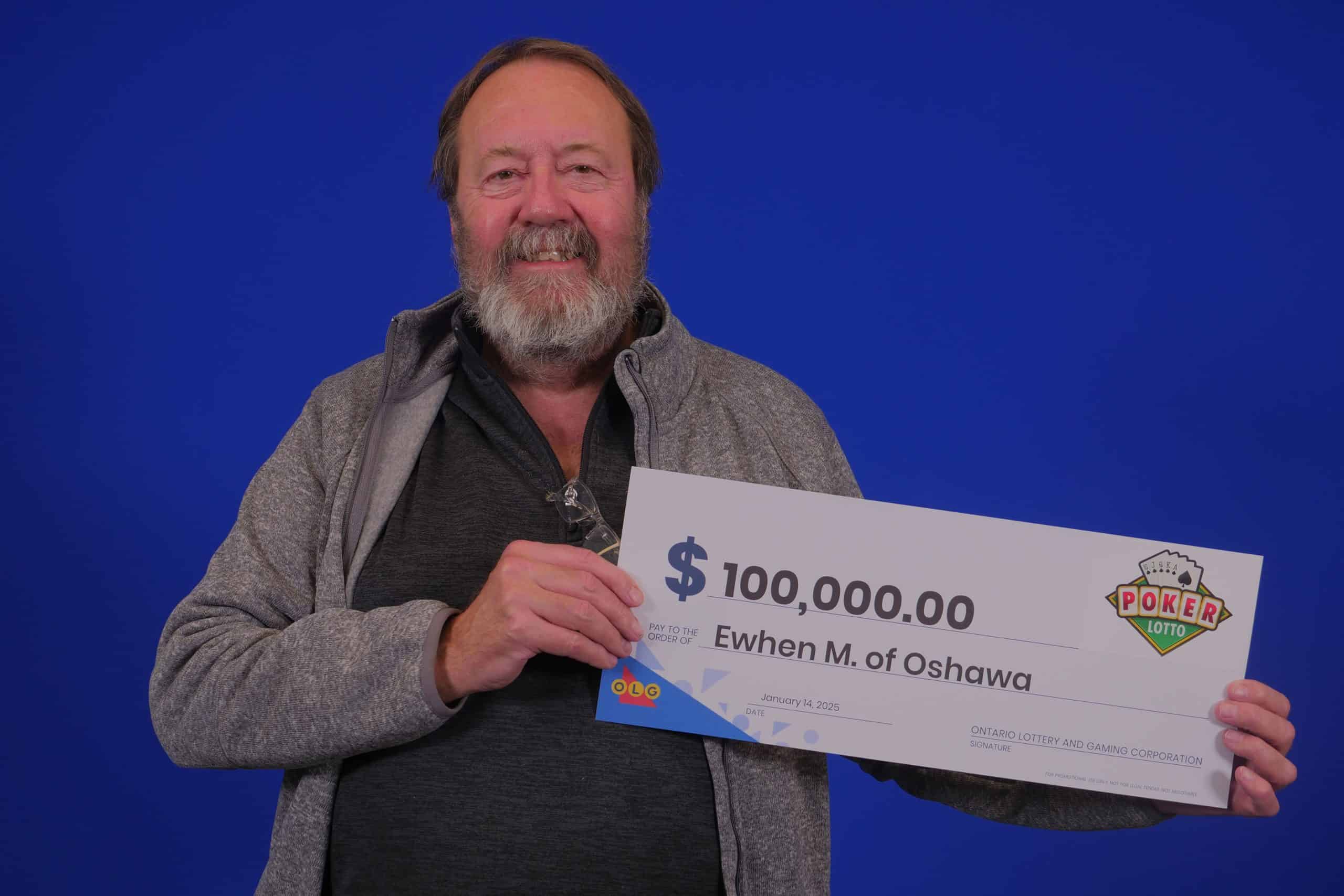 Life changing experience' for Oshawa man after $100,000 Poker Lotto win ...