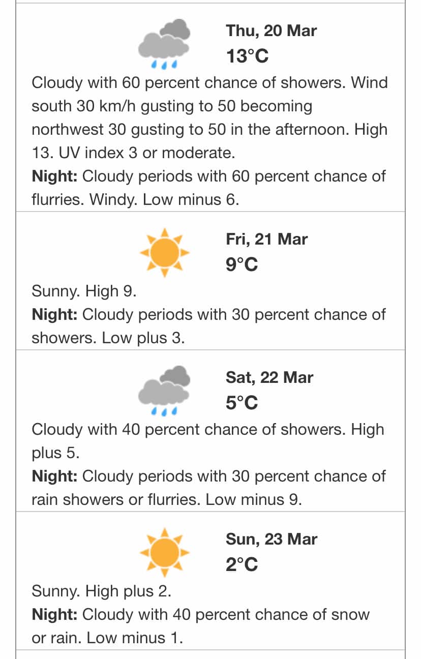Chance of snow this weekend in southern Ontario and the GTA | INsauga