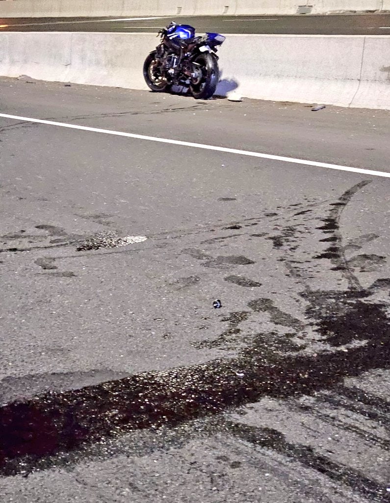 Motorcyclist with serious injuries after collision with semi on Highway ...