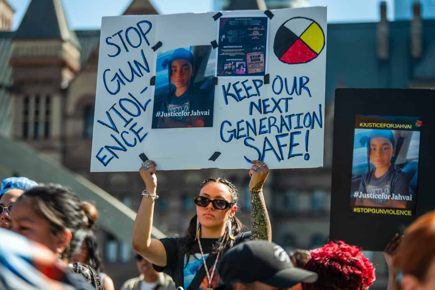 Community rallies against gun violence after Toronto boy killed by ...