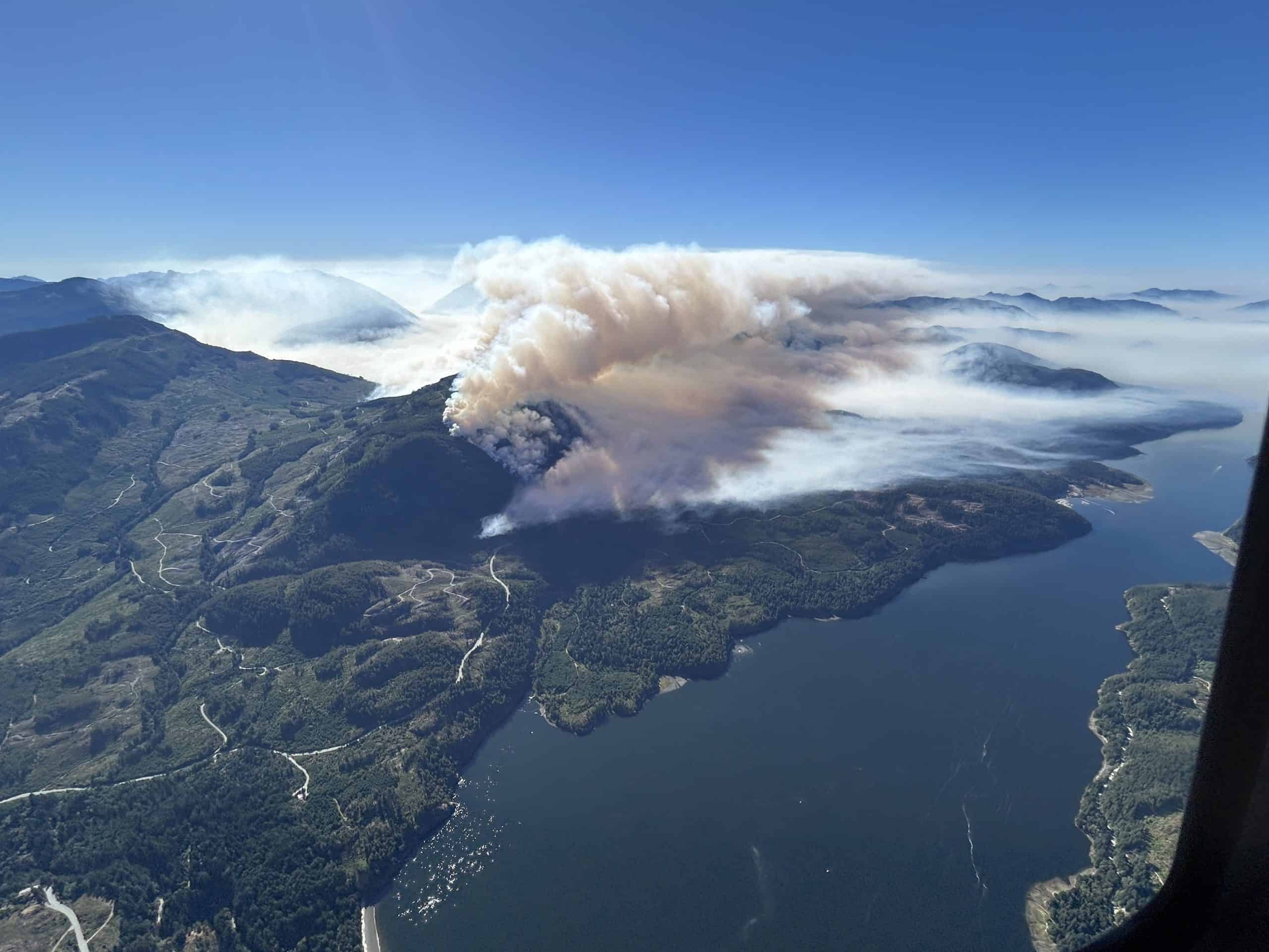 Vancouver Island wildfire grows by more than half, rain is on the way ...
