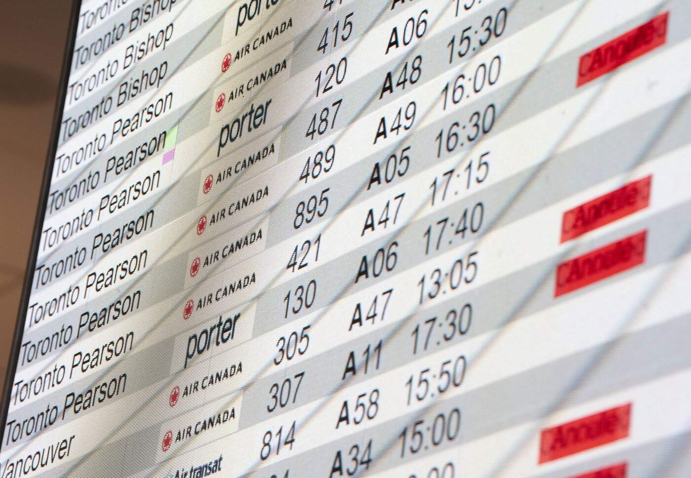 Air Canada routes within North America to ramp up this morning as ...