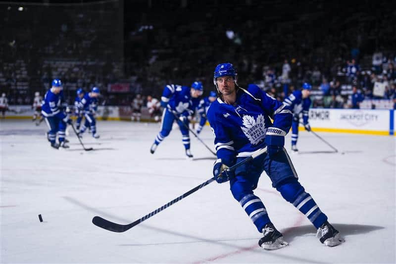 Maple Leafs’ Auston Mathews and Chris Tanev will face off for Hockey ...