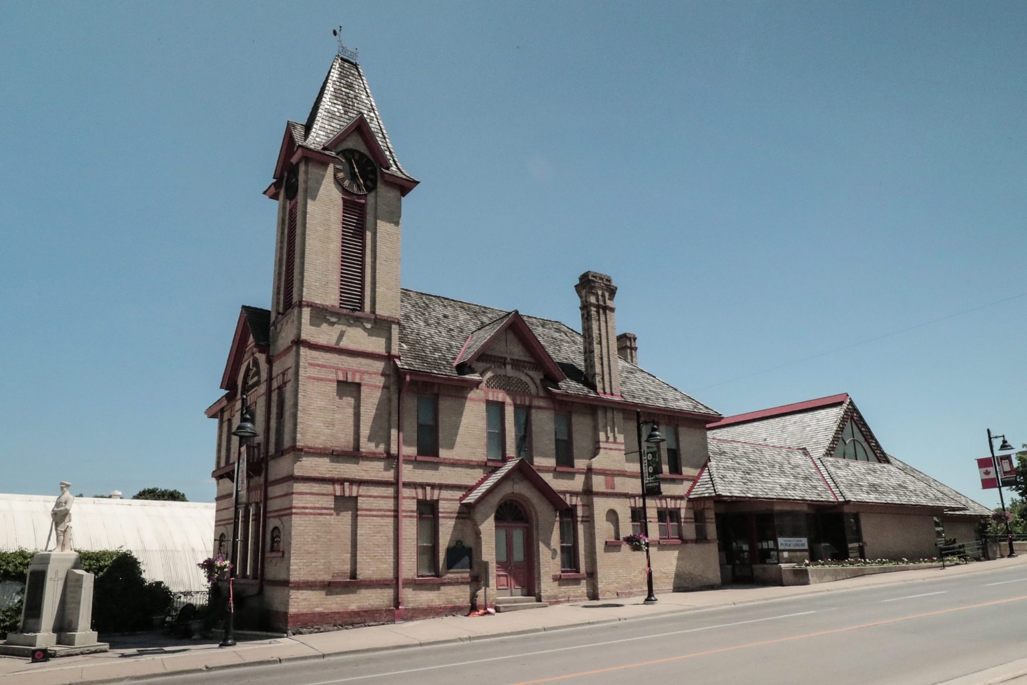 Historic clock tower in Ontario town - one of Canada's oldest - still ...