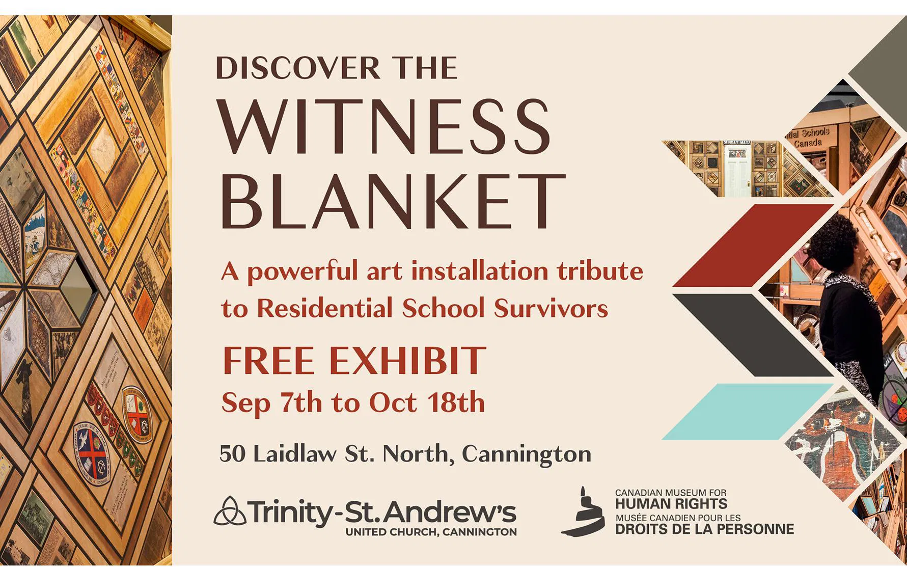 Reproduction of 'Witness Blanket' artwork on horrors of residential ...