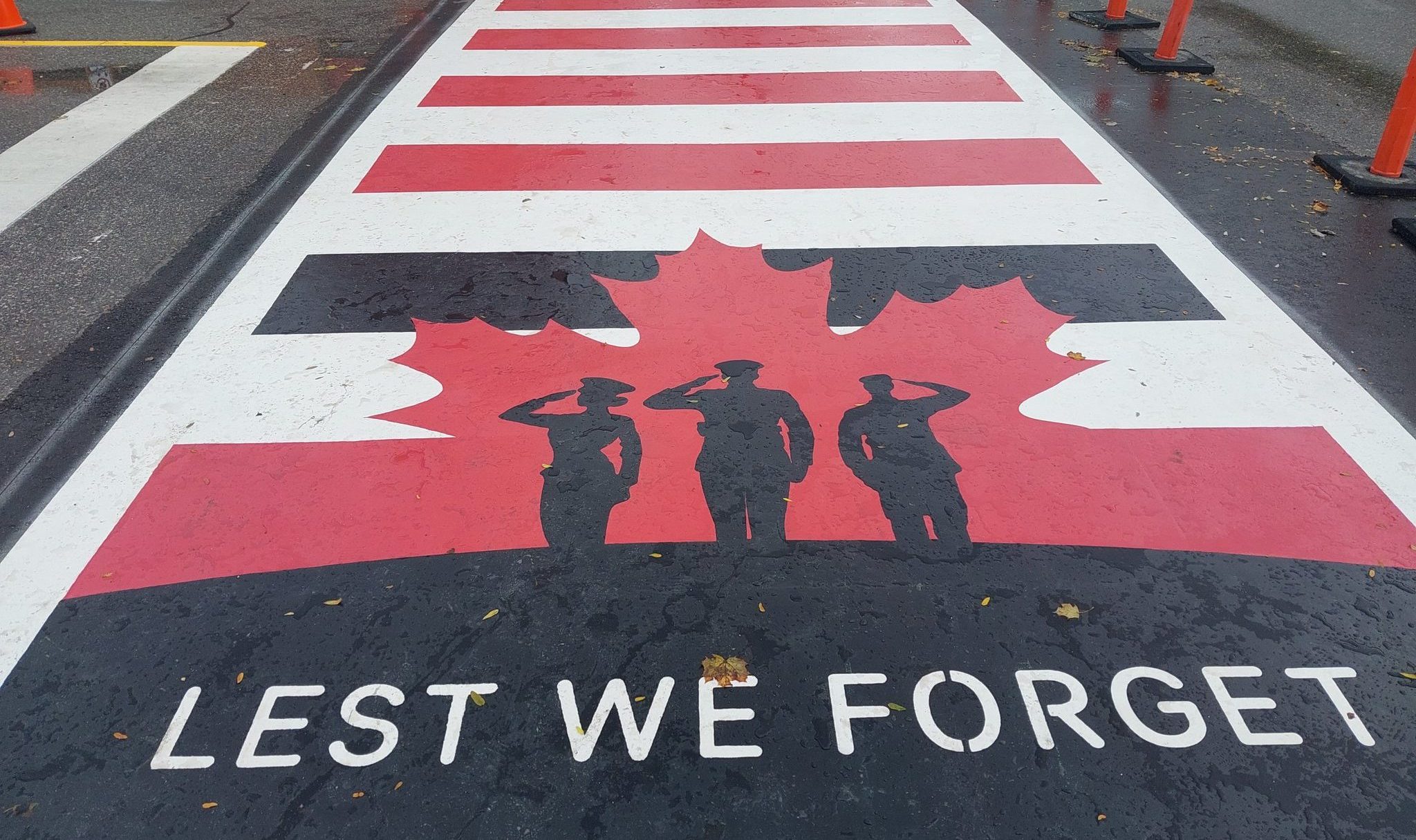 Veterans' Crosswalk installed in downtown Bowmanville, Ontario | INsauga