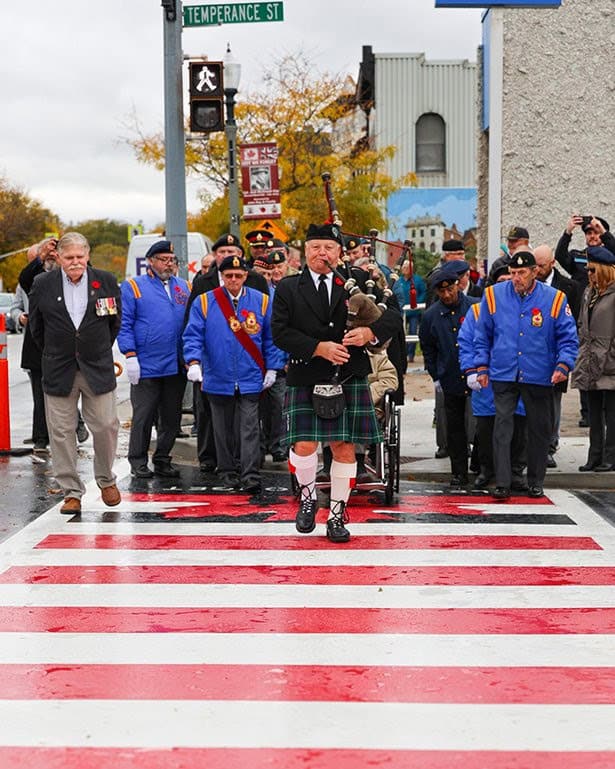 Veterans' Crosswalk installed in downtown Bowmanville, Ontario | INsauga