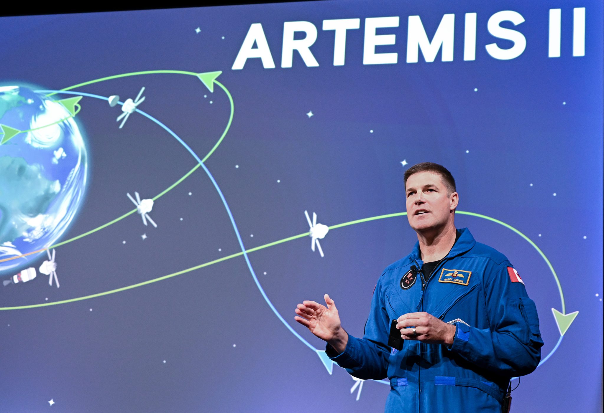 Ontario astronaut Jeremy Hansen fields kids' queries, 100 days from ...