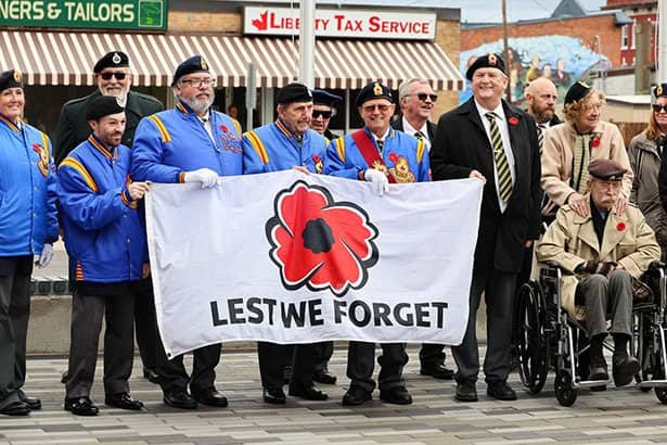 Veterans' Crosswalk installed in downtown Bowmanville, Ontario | INsauga