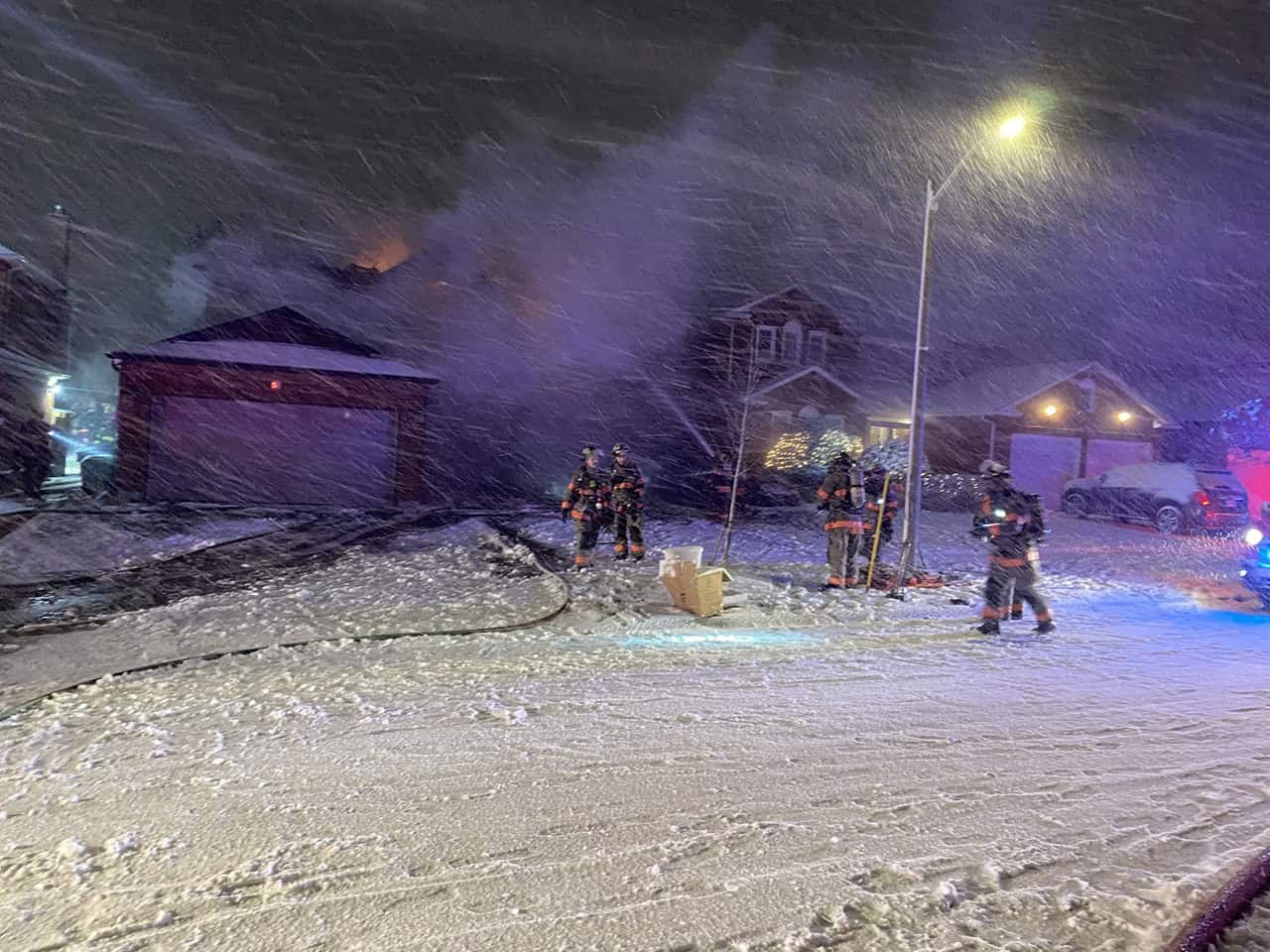 Firefighter reportedly injured in overnight blaze at Brampton home ...