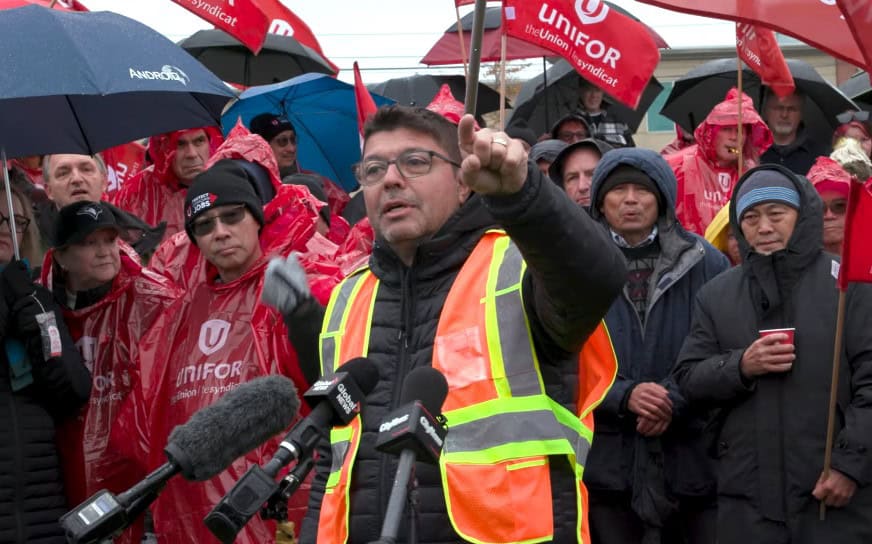 VIDEO: Auto workers fight to save generational jobs at Brampton ...