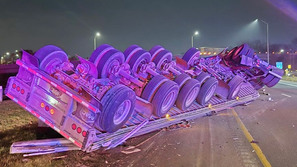 CLOSURE: Transport truck spills steel coils across southern Ontario ...