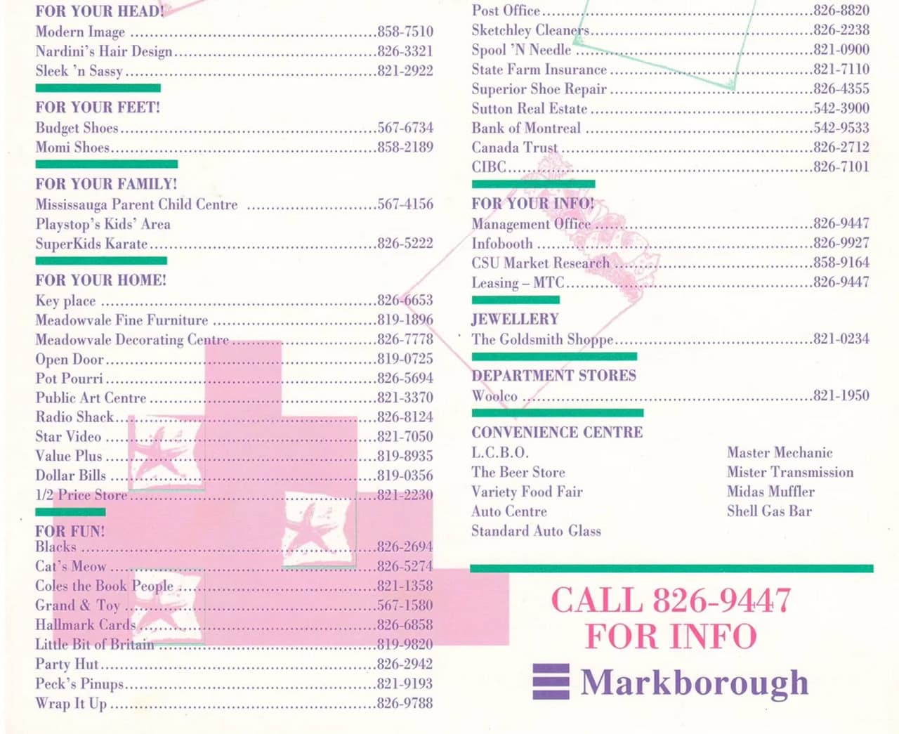 People reminisce over stores gone from 1990s mall directory in ...