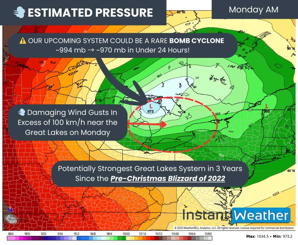 Rare 'Bomb Cyclone' weather event could hit southern Ontario | INsauga