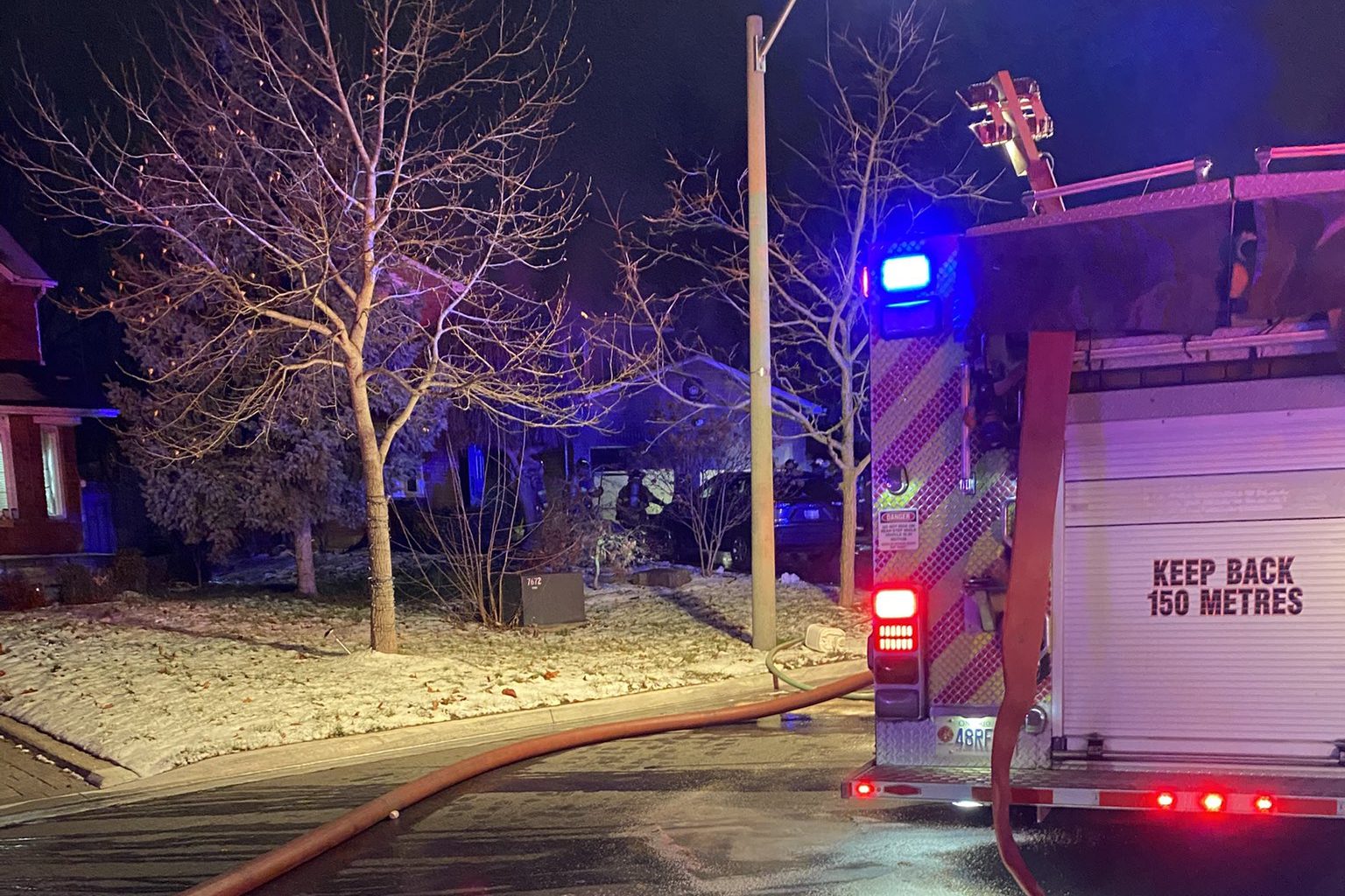 Firefighters battle blaze in garage of Brampton home | INsauga