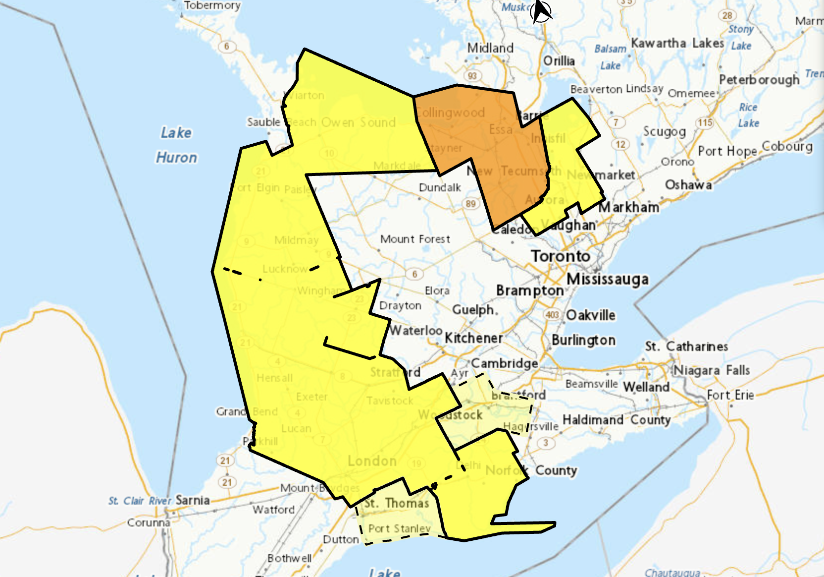 WEATHER WARNING: Up to 50 cm of snow expected in parts of Ontario | INsauga