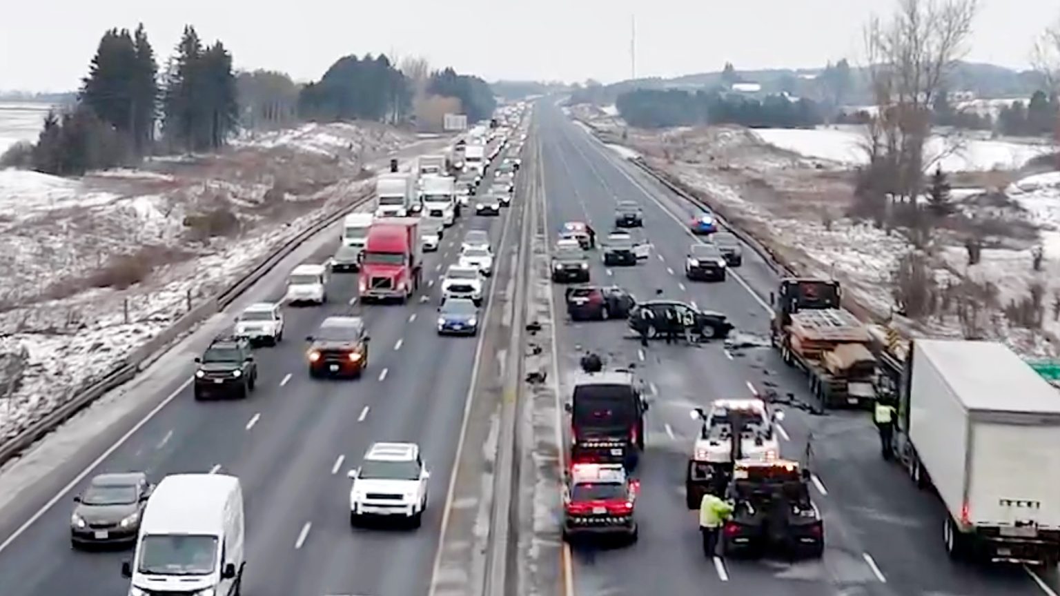 CLOSURE: Two injured in multi-vehicle crash; lanes closed on Highway ...