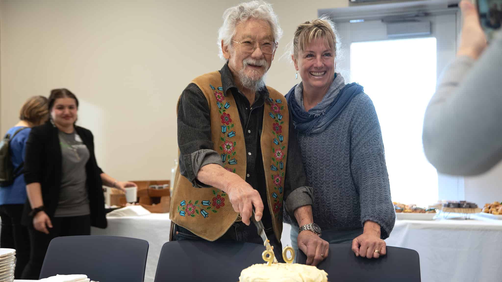 Environmental activist David Suzuki celebrates 90th birthday in ...