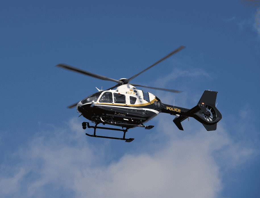 Helicopter on ‘preventative’ patrols has eyes in the skies north of ...