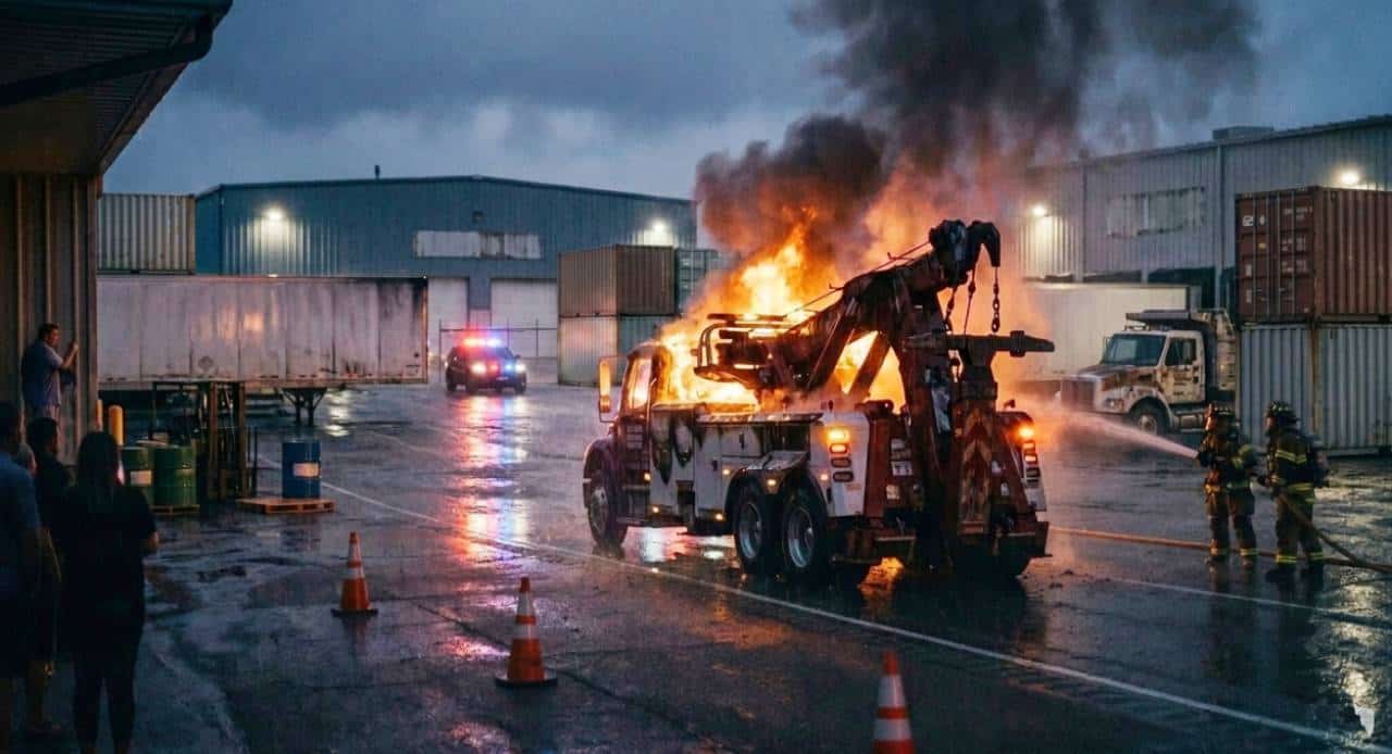 Tow truck turf war heats up in Ontario as more vehicles burn | INsauga
