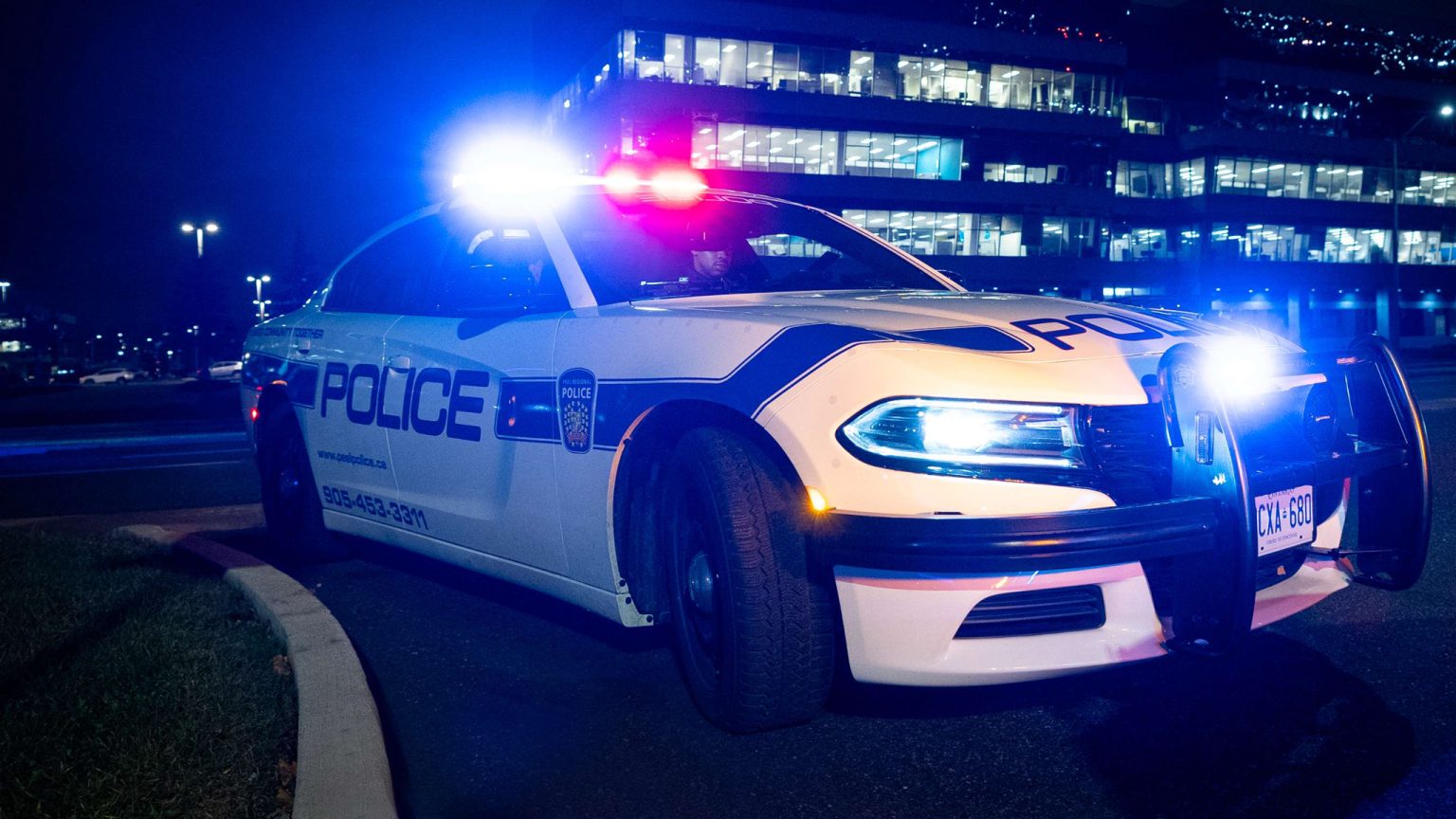 Driver arrested after vehicle hits police cruiser in Mississauga | INsauga